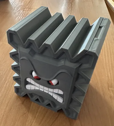 Super Mario Thwomp box snap-on lid by anselor MakerWorld: Download Free ...
