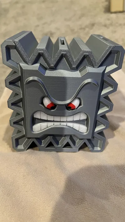 Super Mario Thwomp box snap-on lid by anselor MakerWorld: Download Free ...