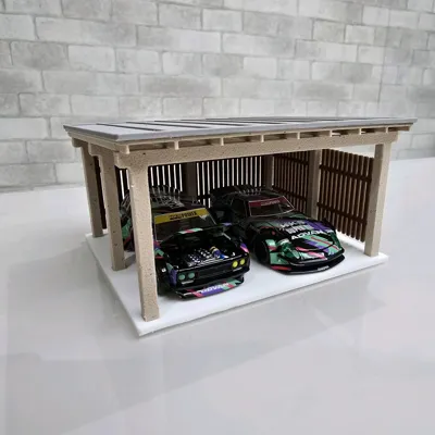 1 64 scale car garage by a.muzic555 MakerWorld: Download Free 3D Models