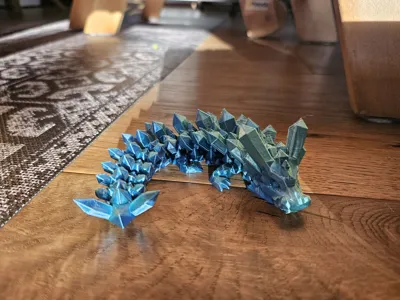 Articulated Shardscale Dragon (16cm) by hollowmaker MakerWorld: Download Free 3D Models