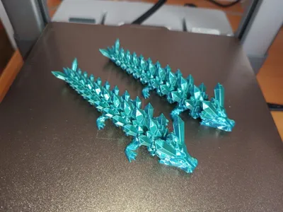 Articulated Shardscale Dragon (16cm) by hollowmaker MakerWorld: Download Free 3D Models