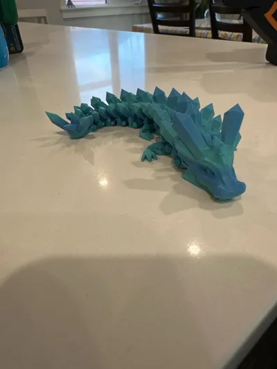 Articulated Shardscale Dragon (16cm) by hollowmaker MakerWorld: Download Free 3D Models