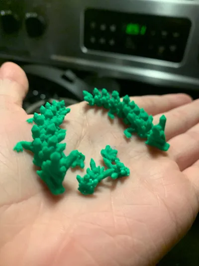 Articulated Shardscale Dragon (16cm) by hollowmaker MakerWorld: Download Free 3D Models