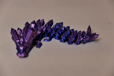 Articulated Shardscale Dragon (16cm) by hollowmaker MakerWorld: Download Free 3D Models