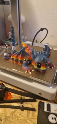 Baby Ryuu Dragon by ENIQUE3D MakerWorld: Download Free 3D Models