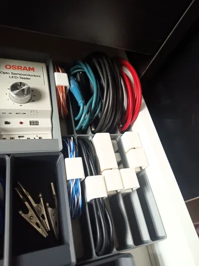 GridFinity Cable Organizer for 1m cables by UncleBumblefuk MakerWorld ...