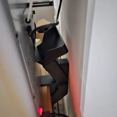 Poop Chute for X1C P1S P1P Behind the Table - Desk - Free 3D Print ...