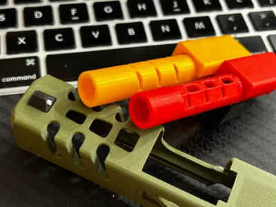 Assorted slide upgrade for subcompact prop gun by iczfirz MakerWorld ...