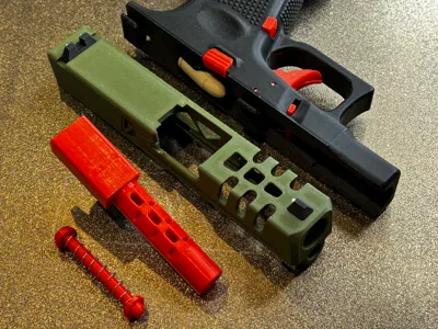 Assorted slide upgrade for subcompact prop gun by iczfirz MakerWorld ...