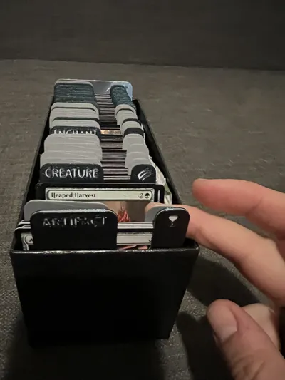 MTG Card Dividers by Nor Designs MakerWorld: Download Free 3D Models