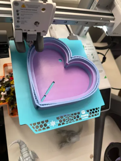 Lithophane Heart Frame Lithophane Heart - Free 3D Print Model - MakerWorld