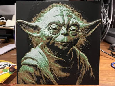 Yoda - Hueforge by Bottega.co.nz MakerWorld: Download Free 3D Models