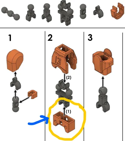 4 Arms for Dummy 13 - Free 3D Print Model - MakerWorld