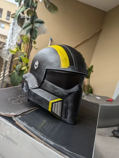 Helldivers 2 Full Helmet Adult Size by Jonthorgrimr MakerWorld: Download Free 3D Models