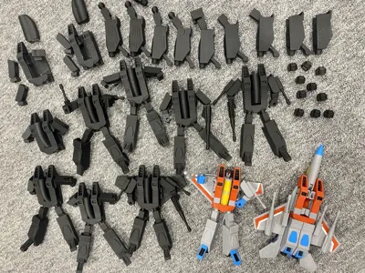 StarScream - Transforming Jet by MiMa3D MakerWorld: Download Free 3D Models