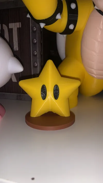 Super Star [SUPER MARIO] - Free 3D Print Model - MakerWorld