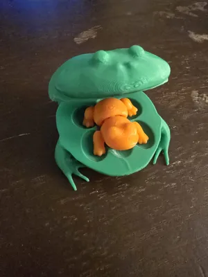 Flexi Frog Fidget in a Toad by scottg MakerWorld: Download Free 3D Models