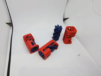 Triple Helix Puzzle (6 piece brainteaser + fidget) by GlennovitS 3D ...