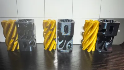 Triple Helix Puzzle (6 piece brainteaser + fidget) by GlennovitS 3D ...