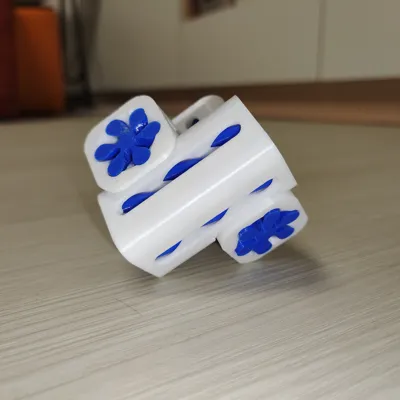 Triple Helix Puzzle (6 piece brainteaser + fidget) by GlennovitS 3D ...