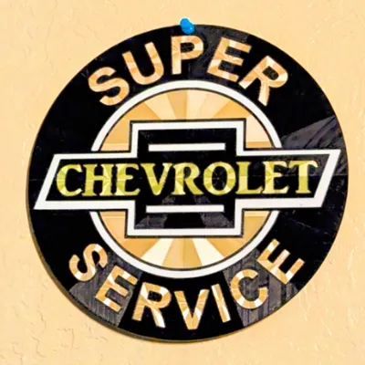 Super Chevy Service Vintage Sign by cooper.shawn.c - MakerWorld