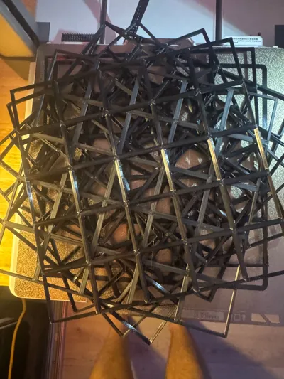 Gridfinity 5x5 Superlight Base Stacked 8 Levels - Free 3D Print Model - MakerWorld