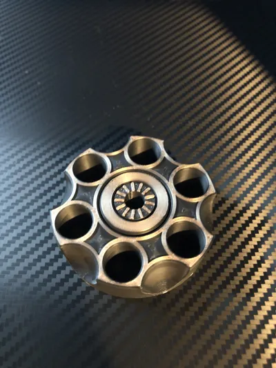 Fidget spinner Revolver cylinder by ESEM - MakerWorld