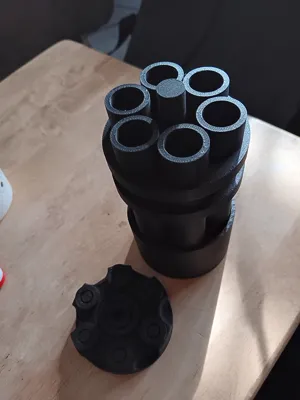 Fidget spinner Revolver cylinder by ESEM - MakerWorld