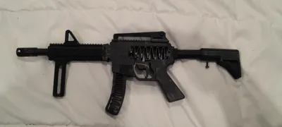 M4 Spring Rifle - Shoots fake bullets with mag by Next3D - MakerWorld