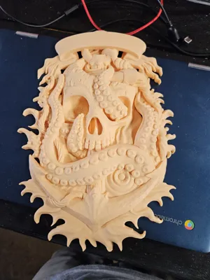 Skull octopus by QAQ MakerWorld: Download Free 3D Models