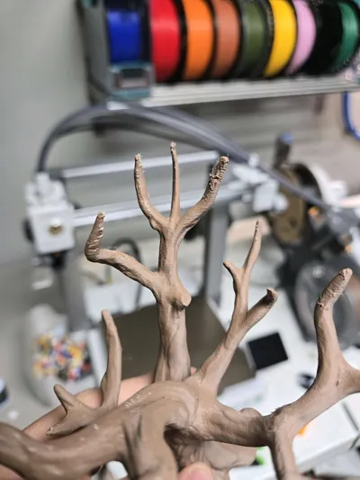 Dead tree terrain piece by everythingDNDMakerWorld: Download Free 3D Models