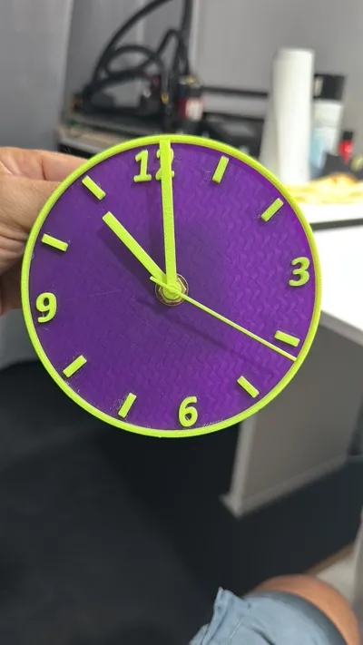 Clock (Kit) Hands (Parametric) by mosselini1 MakerWorld: Download Free ...