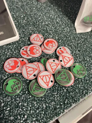 Harry Potter Keychain Chip / Keychain Coin by 3D Art - MakerWorld