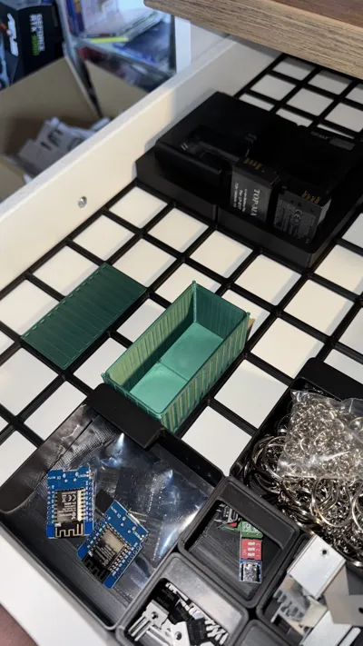 Gridfinity Shipping Containers - Stackable and Lid by penguinprints ...