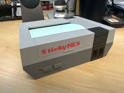 NES Sticky Note Dispenser - Free 3D Print Model - MakerWorld
