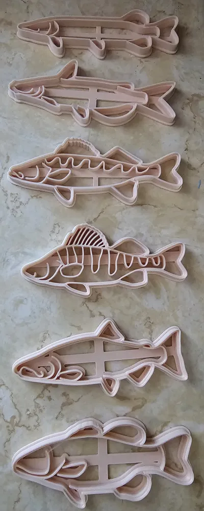 Fish cookie cutters by Theodor - MakerWorld