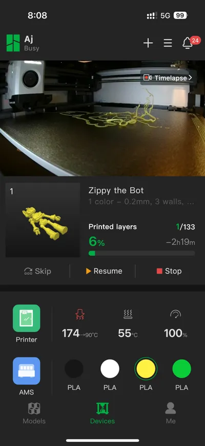 Zippy the Bot by Zillolaab MakerWorld: Download Free 3D Models