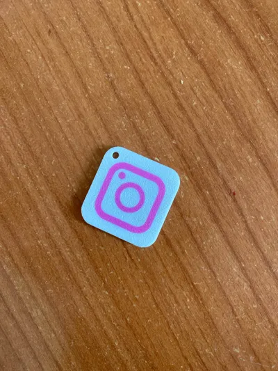 Social NFC keychain by DotCom Artwork MakerWorld: Download Free 3D Models