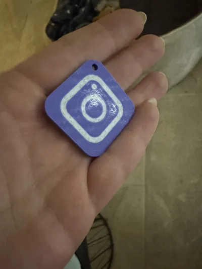 Social NFC keychain by DotCom Artwork MakerWorld: Download Free 3D Models