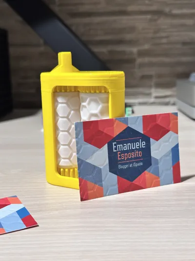 Hexagons - Business Card Embosser Roller by Makerspace.Online ...