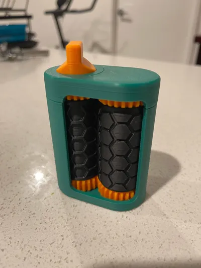 Hexagons - Business Card Embosser Roller - Free 3D Print Model - MakerWorld