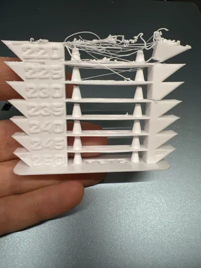 Tower Temp / Temperature Tower Test -PLA-ABS-PETG - Free 3D Print Model ...