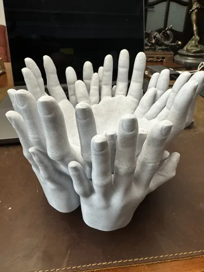 Multi hands Vase by uni3Dworld MakerWorld: Download Free 3D Models