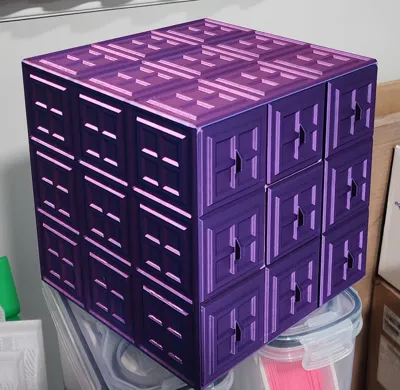 the cube · drawer module by h3li0 - MakerWorld