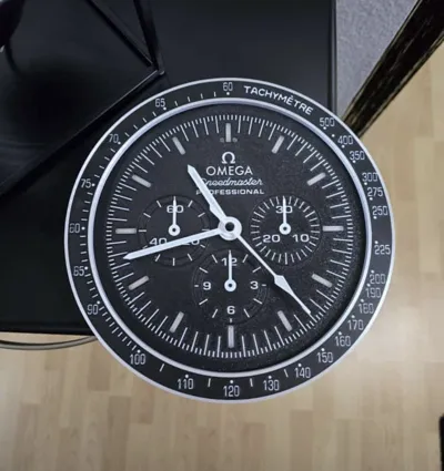 Omega Speedmaster Clock (Clock Kit 011) - Free 3D Print Model - MakerWorld
