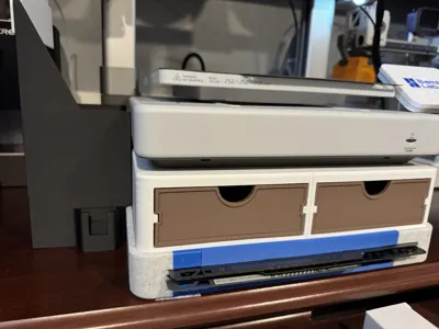 A1 Storage Bin Base + Build Plate Storage Add-on by 3DxSC MakerWorld ...