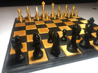 Modular Chess Board by EBD Design Studio - MakerWorld