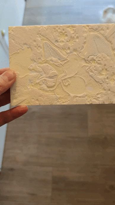 Holographic Charizard - pokemon lithophane - cmyk by TeddyB - MakerWorld