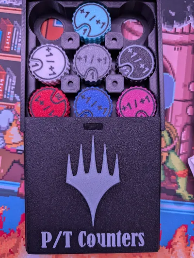 MTG +1/+1 Counter - Double Sided 1-20 Dial by TheMakerSphere MakerWorld ...