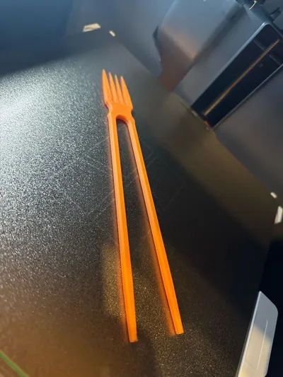 forkstick: a chopstick and fork fusion by stevato04 MakerWorld ...